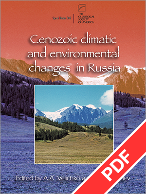 Cenozoic Climatic and Environmental Changes in Russia – GSA Online Store