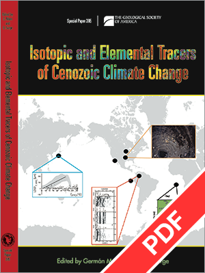 Isotopic and Elemental Tracers of Cenozoic Climate Change – GSA Online ...