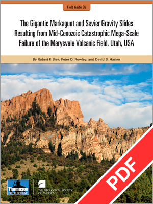 Gigantic Markagunt & Sevier Gravity Slides – GSA Online Store