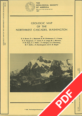 Geologic Map of the Northwest Cascades, Washington – GSA Online Store