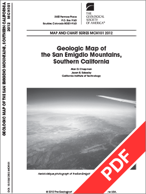 Geologic Map of the San Emigdio Mountains, S. California – GSA Online Store