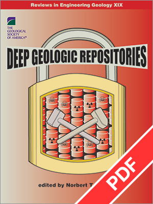 Deep Geologic Repositories – GSA Online Store