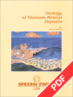 Geology of Titanium-Mineral Deposits – GSA Online Store
