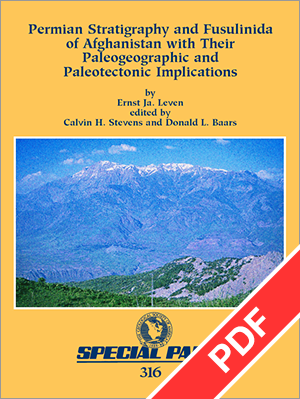 Permian Stratigraphy and Fusulinida of Afghanistan – GSA Online Store