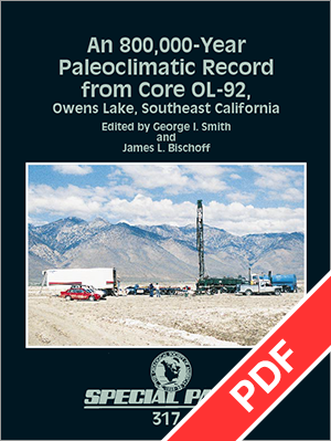 An 800,000-Year Paleoclimatic Record from Core OL-92 – GSA Online Store