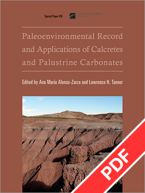 Calcretes and Palustrine Carbonates – GSA Online Store