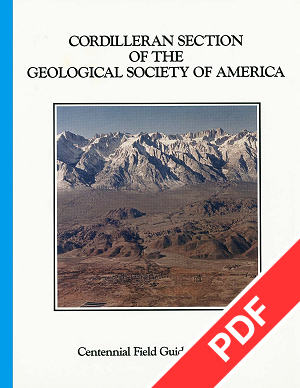 DNAG Centennial Field Guide 1 - Cordilleran Section – GSA Online Store